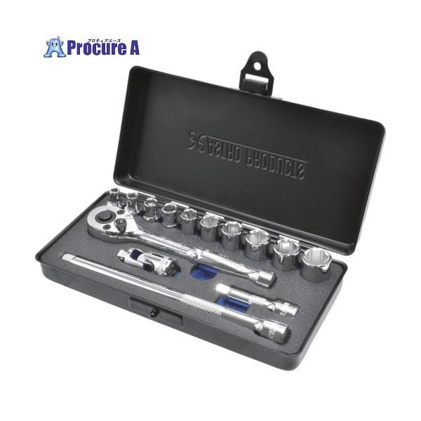 ●差込角(mm)：6.3●セット内容(点)：14●ソケット内容(mm)：4、5、6、7、8、9、10、11、12、13●ハンドル内容：ラチェットハンドル、エクステンションバー（50、150mm）、ユニバーサルジョイント●ケース寸法(mm)間...