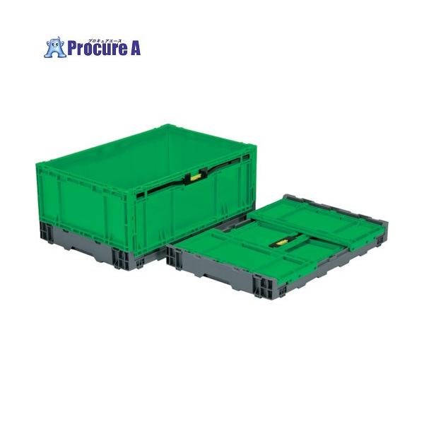 【代引決済不可】【送料都度見積】  ●容量(L)：67.8●色：ライトグレー/グリーン●外形寸法(mm)間口：660●外形寸法(mm)奥行：440●外形寸法(mm)高さ：278●有効内寸(mm)間口：624●有効内寸(mm)奥行：404●有...