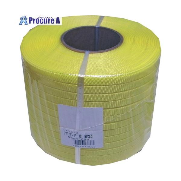 【送料都度見積】●色：黄●幅(mm)：9●長さ(m)：500●厚さ(mm)：0.6●破断伸度(%)：17.5●m質量(g)：約2.3●仕様：紙管巻