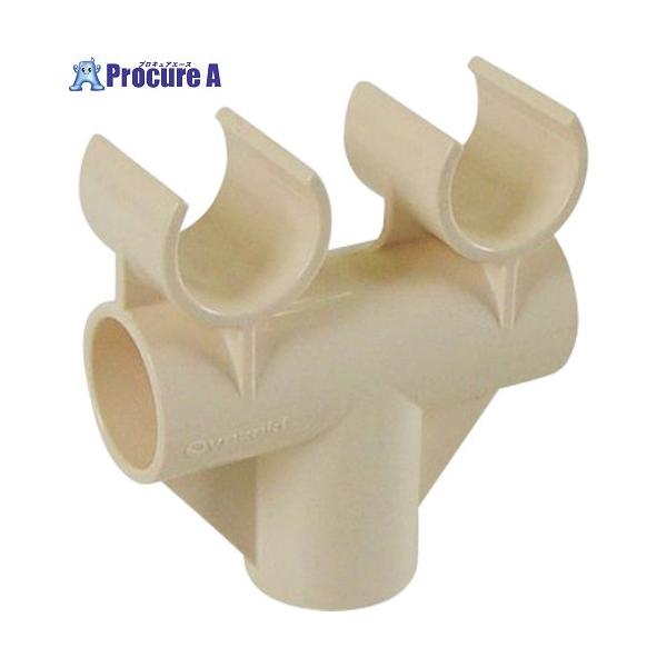 【送料都度見積】 ※個人宅様送り不可 ●品名：Φ28イレクター　プラスチックジョイント●適合機種：φ28イレクターパイプ●色：アイボリー●カラー：アイボリー