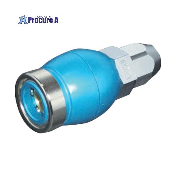 【送料都度見積】●最高使用圧力(MPa)：1.0●相手側ホースサイズ(mm)：8.5×12.5●色：ブルー●材質：アルミニウム