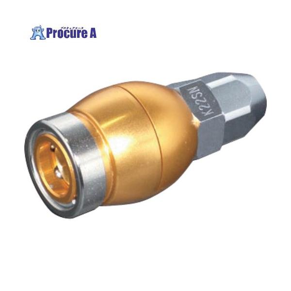 【送料都度見積】●最高使用圧力(MPa)：1.0●相手側ホースサイズ(mm)：8.5×12.5●色：イエロー●材質：アルミニウム