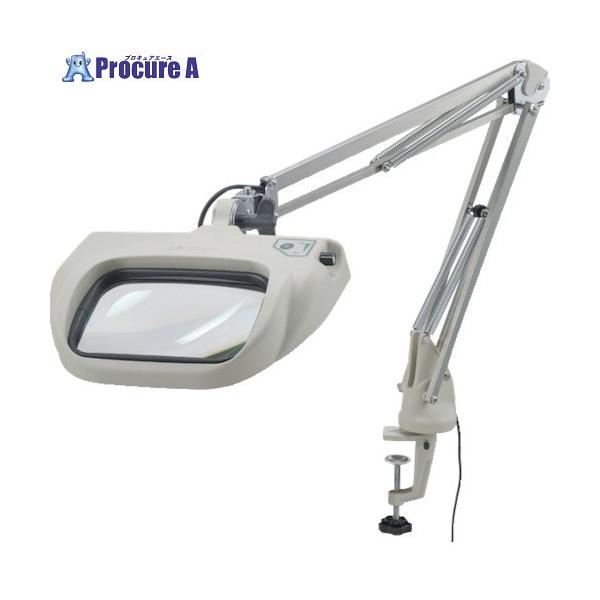 ●倍率(倍)：2●レンズ寸法(mm)：180×120●アーム長さ(mm)：750●消費電力(W)：9●光源：LED●電源(V)：100〜240V●幅(mm)：293●高さ(mm)：481●標準消費電力料金：0.27円/h