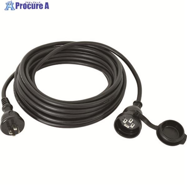 ●電線仕様長さ(m)：5●電線仕様太さ(［［ＭＭ２］］)：2.0●電線仕様芯数(C)：4●コンセント仕様定格：3P・19A・250V アース付●コンセント仕様形状：［［四相１］］●コンセント仕様個数：1●電線種：SVCT●色：ブラック●アース