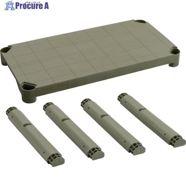 ●間口(mm)：900●奥行(mm)：450●高さ(mm)：571●色：つや消しОD●均等積載量(kg/段)：100●適合棚板間隔高さ(mm)：515