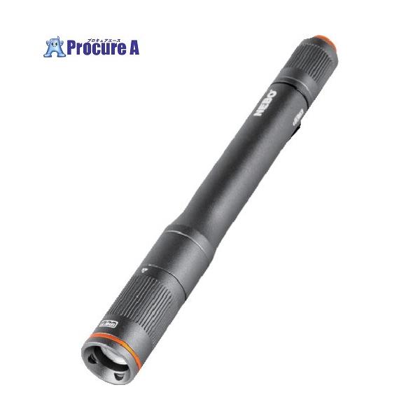 ●明るさ(lm)：150(強/ストロボ)/40(弱)●外径(mm)：30●全長(mm)：240●使用電池：単4形アルカリ電池×2本●最大点灯時間(h)：2時間(強)/0.8時間(ストロボ)/6時間(弱)●保護等級：IP67●電源：単4形アル...