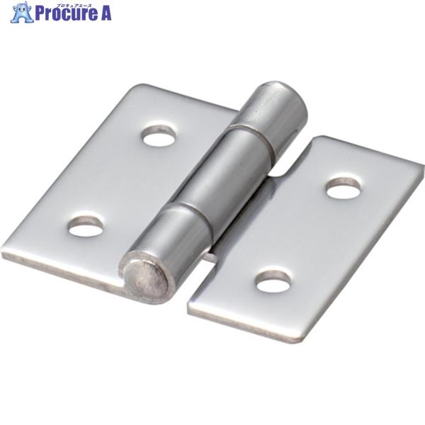 ●全長(mm)：30●幅(mm)：32●厚さ(mm)：1.5●ねじ穴数：4●穴径(mm)：3.2●耐荷重(kg)2個使用時：4●取付方法：木ねじ(別売)●表面処理：鏡面バフ研磨仕上げ●軸径(mm)D2：6.3