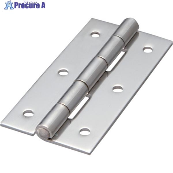 【送料都度見積】●全長(mm)：65●幅(mm)：32●厚さ(mm)：1.5●ねじ穴数：6●穴径(mm)：3.2●耐荷重(kg)2個使用時：10●取付方法：木ねじ(別売)●表面処理：鏡面バフ研磨仕上げ●軸径(mm)D2：6.3