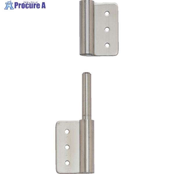 ●全長(mm)：50●幅(mm)：60●厚さ(mm)：2.5●ねじ穴数：6●穴径(mm)：4.2●D2(mm)：14●耐荷重(kg)2個使用時：30●表面処理：鏡面バフ研磨仕上げ●タイプ：右用●P1(mm)：38●P2(mm)：15●木ねじ...