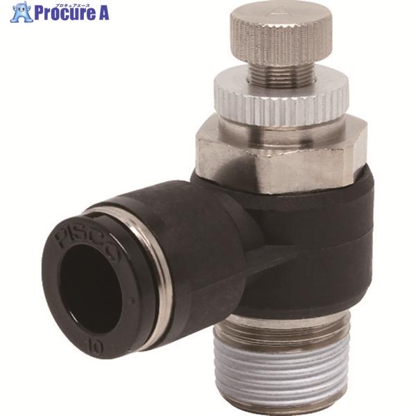 ●接続口径：R3/8●適合チューブ外径D(mm)：10●適合チューブ外径(mm)：10●使用圧力(MPa)：0.1〜0.9●使用流体：空気●流体温度(℃)：0〜60(凍結なきこと)●制御方式：メーターアウト