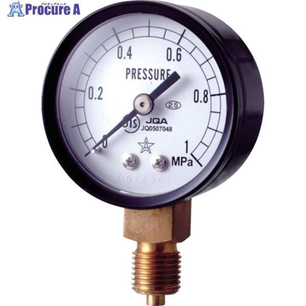 ●圧力レンジ(MPa)：0.0〜0.25●最小目盛(MPa)：0.01●呼称：AT1/4×50×0.25MPa●精度：±2.5% FS●接続部サイズ：G1/4B●ケース形状：A