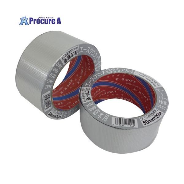 ●色：シルバー●幅(mm)：50●長さ(m)：20●厚さ(mm)：0.18●テープカット条件：手で切断可●ツヤ有無：あり●使用温度範囲(℃)：-10〜100●粘着力(N/25mm)：30●引張強度(N/25mm)：351±49