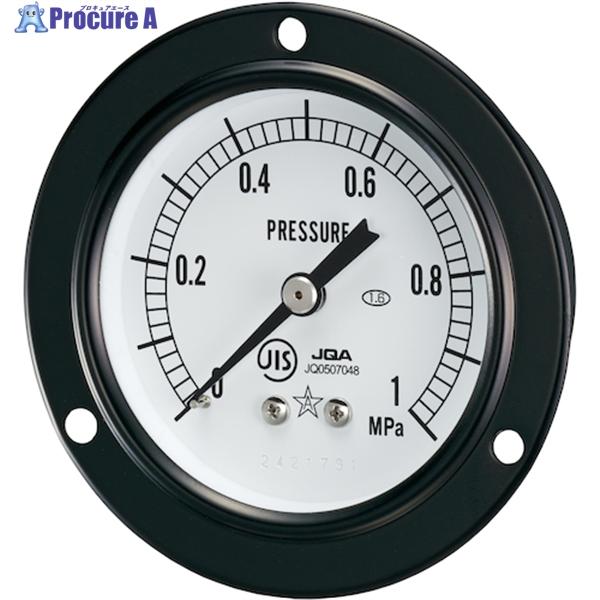 ●圧力レンジ(MPa)：0〜0.4●最小目盛(MPa)：0.01●ケース形状：FD●接続部サイズ：G1/4B●精度：±1.6%F.S●大きさ(mm)：60
