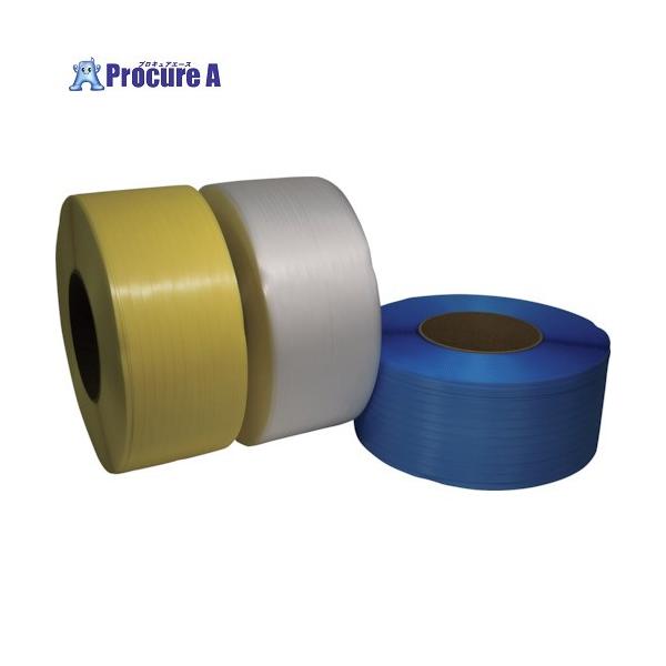 【送料都度見積】●色：白●幅(mm)：15●長さ(m)：2500●厚さ(mm)：0.55●引張強度(kg)：120●破断伸度(%)：20%以下●紙管内径(mm)：200