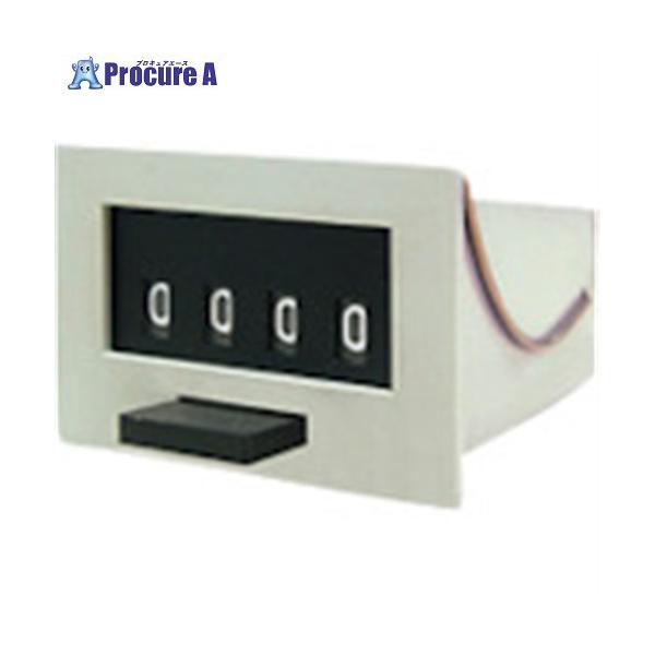 【送料都度見積】●計数範囲：4桁●リセット方式：手動リセット押しボタン式●使用温度範囲：-5〜+40℃●パネルカット寸法 縦×横(mm)：25.5×37●電源電圧(V)：DC24V●桁数：4桁●電源電圧：DC24V●表示内容：4桁 4×2.4mm