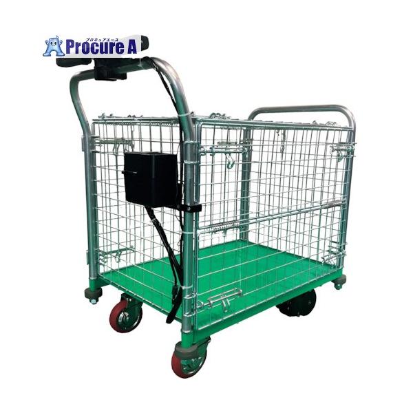 【送料都度見積】●均等荷重(kg)：300●長さ(mm)：989●幅(mm)：600●高さ(mm)：978●ハンドル高さ(mm)：978●キャスター径(mm)：130●色：グリーン●外形寸法(mm)長さ×幅×高さ：980×600×1173