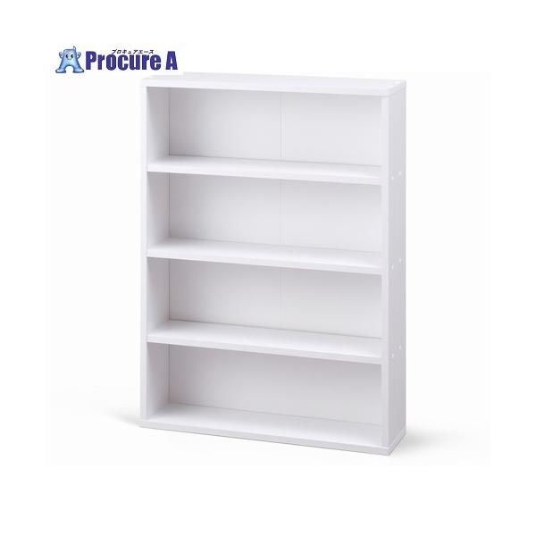 【送料都度見積】●色：ホワイト●外形寸法(mm)間口：599●外形寸法(mm)奥行：150●外形寸法(mm)高さ：840●耐荷重(kg)：全体35kg、天板7kg、棚板1枚あたり7kg、底板7kg●段数(段)：4●棚板内寸(約)(mm)：5...