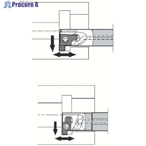 【代引決済不可】  ●適合チップ：GE-B●溝幅(mm)：1.0〜3.0●オイルホール付き●スクリュークランプ方式●超硬防振バー