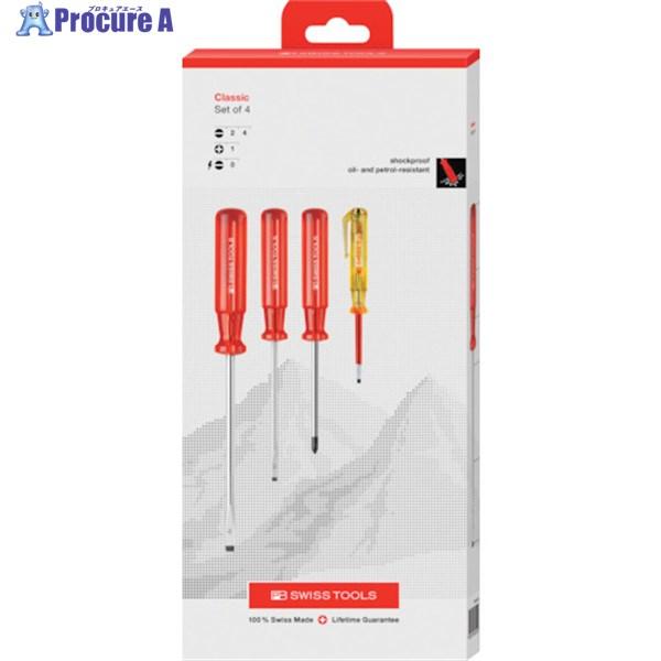 ●セット内容(本)：4●セット内容：マイナスドライバー 100-2・4、検電ドライバー 175-0、プラスドライバー 190-1