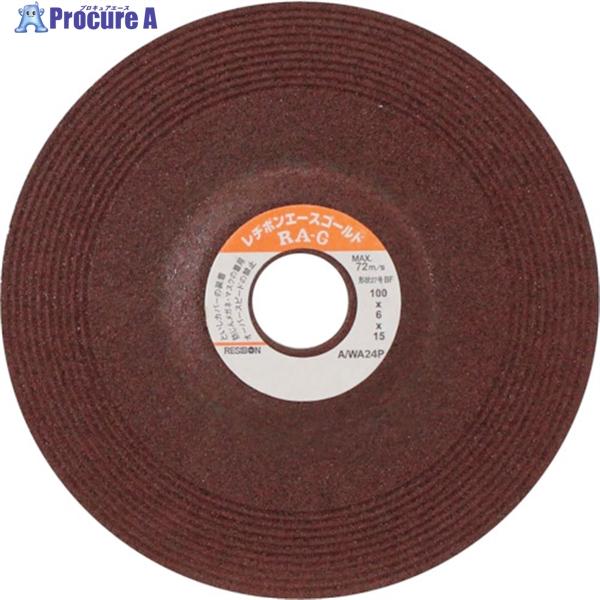 ●粒度(#)：24●砥材：A/WA●硬度：P●外径(mm)：100●厚さ(mm)：6●穴径(mm)：15●最高使用周速度(m/s)：72●最高使用回転数(rpm)：13750