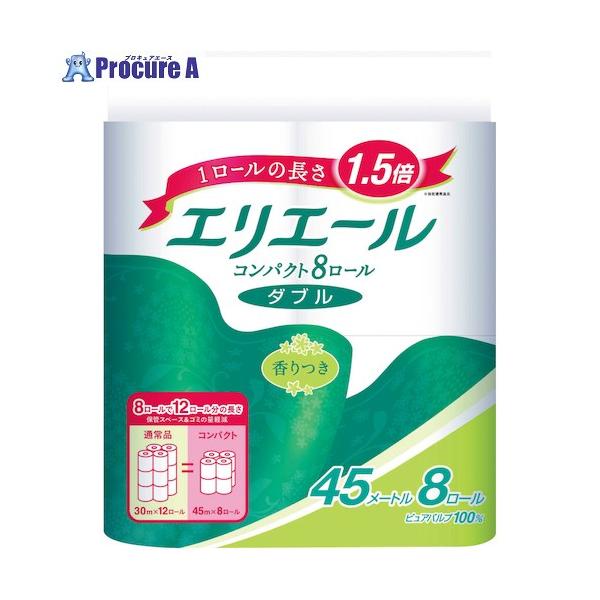 ●タイプ：ダブル●色：白●ケース入数：8ロール×8パック