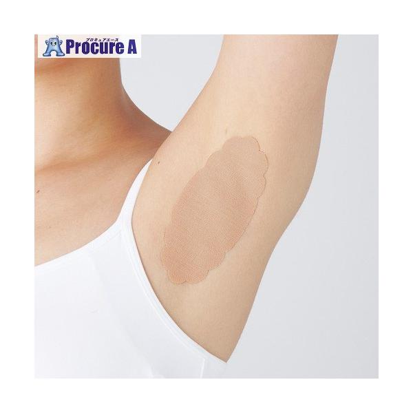 【送料都度見積】●品名：ワキに直接貼る消臭汗取りシート シールタイプ●色：ベージュ●縦(mm)：115●横(mm)：55