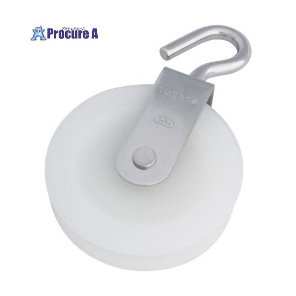 ●基本使用荷重(t)：0.02●最大使用ロープ径(mm)：9●車数：1●車径(mm)：66●車溝幅(mm)：9●寸法(mm)A：115●寸法(mm)B：66●寸法(mm)C：19●頭部形状：フック型●使用荷重(kg)：20●穴径 d(mm)：13