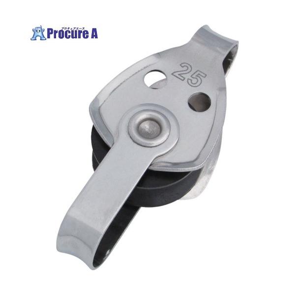 ●基本使用荷重(t)：0.03●最大使用ロープ径(mm)：7●車数：1●車径(mm)：25●車溝幅(mm)：7.5●寸法(mm)A：64.0●寸法(mm)B：28.5●寸法(mm)C：16.0●使用荷重(kg)：30