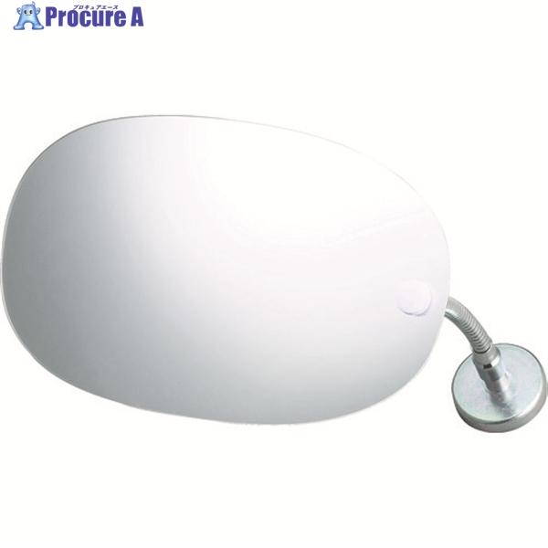 ●幅(mm)：290●高さ(mm)：150●像大きさ(曲面R)：600●取付方法：マグネット●形状：楕円型●タイプ：マグネットタイプ●色：ミラー裏面：ホワイト　アーム：ホワイト
