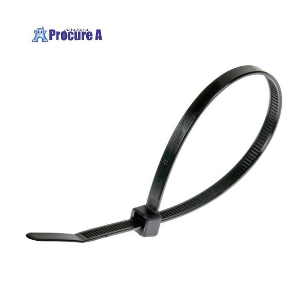 ●色：黒●幅(mm)：2.5●長さ(mm)：99●厚さ(mm)：1.1●最大結束径(mm)：22●引張強度(N)：80●一度締めると切断しない限り外す事はできません。