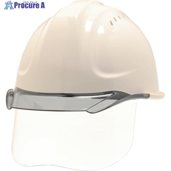 ●帽体色：遮熱ホワイト●バイザー色：スモーク●頭囲(cm)：55.5〜60●衝撃吸収ライナー有無：有●墜落時保護用：〇●通気孔有無：有●タイプ：成形内装