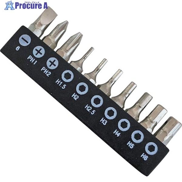 ●差込角(mm)：6.35セット内容：［［＋］］1、2、 ［［−］］6、 H1.5、 H2、 H2.5、 H3、 H4、 H5、 H6●セット内容(点)：10●ビット二面幅(mm)：6.35●適合本体：コンパクトラチェット・ビルド（BD-2...