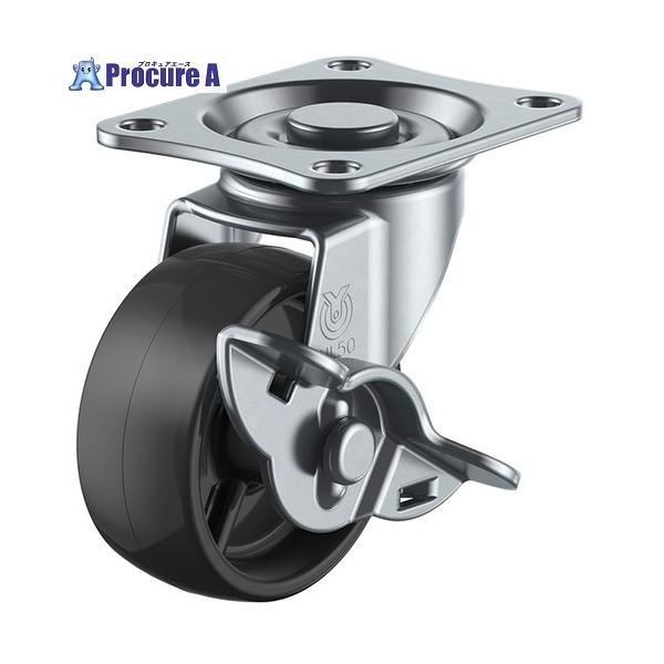 【送料都度見積】●許容荷重(daN)：40●許容荷重(kgf)：40.8●車輪径D(mm)：50●車輪幅(mm)：21●取付高H(mm)：65●取付座A(mm)：59●取付座B(mm)：47●取付ピッチX(mm)：46●取付ピッチY(mm)...