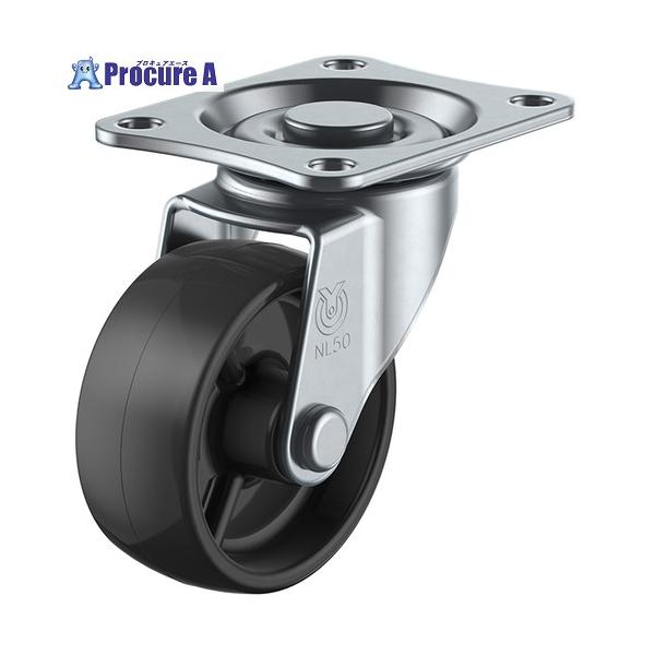 【送料都度見積】●許容荷重(daN)：40●許容荷重(kgf)：40.8●車輪径D(mm)：50●車輪幅(mm)：21●取付高H(mm)：65●取付座A(mm)：59●取付座B(mm)：47●取付ピッチX(mm)：46●取付ピッチY(mm)...