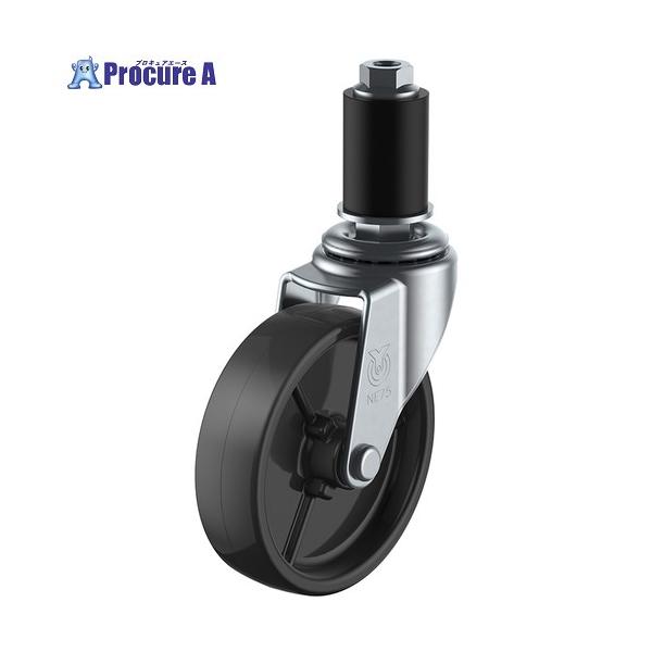 【送料都度見積】●許容荷重(daN)：30●許容荷重(kgf)：30.6●車輪径D(mm)：40●車輪幅(mm)：18●取付高H(mm)：60●軸長L(mm)：38●タイプ：自在式