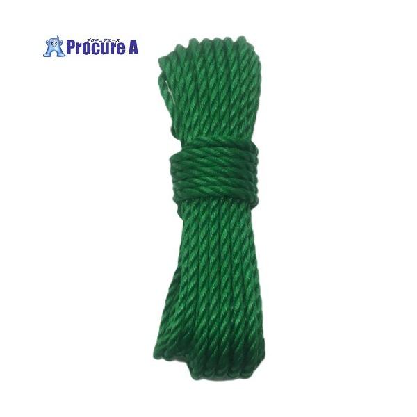 ●色：緑●線径(mm)：6●長さ(m)：10●包装形態：袋入