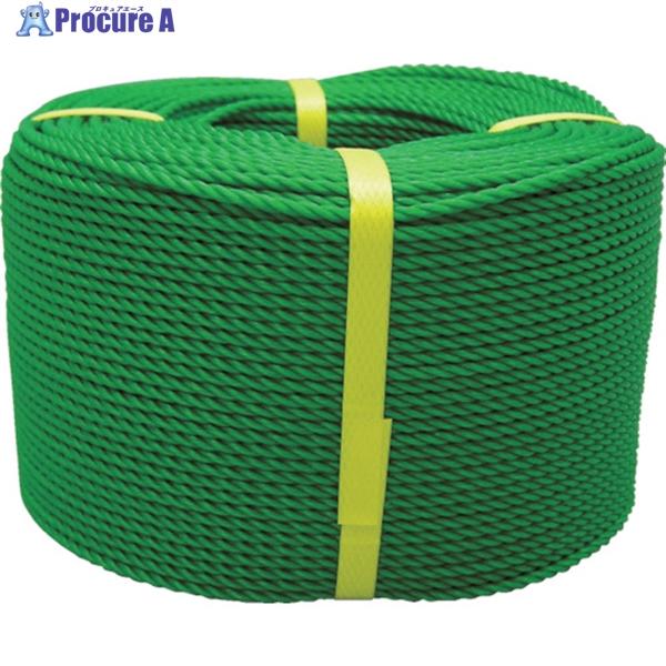 ●色：緑●線径(mm)：3●長さ(m)：200●包装形態：バンド掛巻