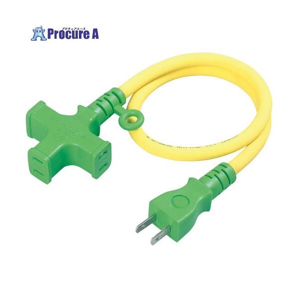 ●電線仕様長さ(m)：0.5●電線仕様太さ(［［ＭＭ２］］)：1.25●電線仕様芯数(C)：2●コンセント仕様定格：2P・15A・125V●コンセント仕様形状：［［二相２］］●コンセント仕様個数：3●電線種：SVCT(ソフト電線)●色：イエ...