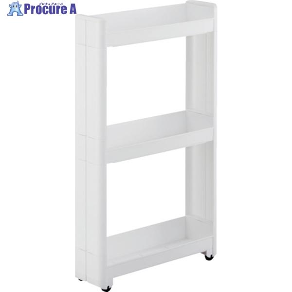 ●耐荷重(kg/台)：20●耐荷重(kg/段)：6●段数(段)：3●色：ホワイト●外形寸法(mm)間口：125●外形寸法(mm)奥行：450●外形寸法(mm)高さ：762●耐荷重(kg/段)上：4●耐荷重(kg/段)下：10●奥行(mm)：...