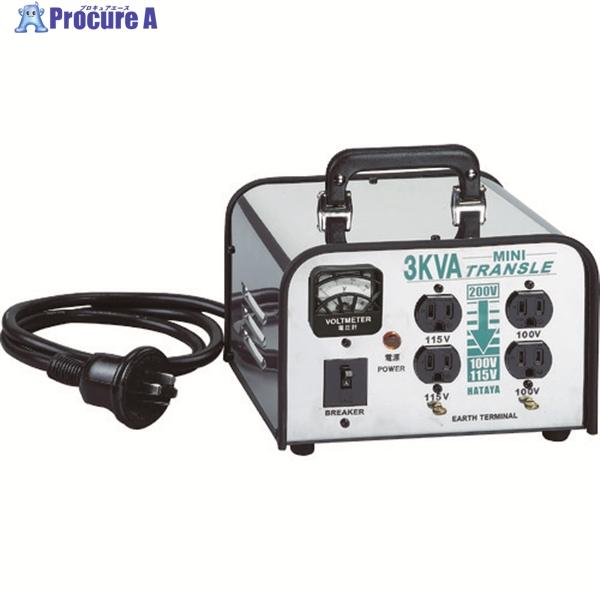 ●容量(kVA)：3●入力/出力(V)：200/100×2・115×2●保護機能：安全ブレーカー●一次電線仕様：1.6m●幅(mm)：236●奥行(mm)：234●高さ(mm)：216●タイプ：降圧型●電流(A)：二次側出力電流：(一時間定...