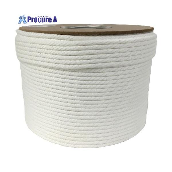 ●色：白●線径(mm)：6●長さ(m)：200●包装形態：ドラム巻