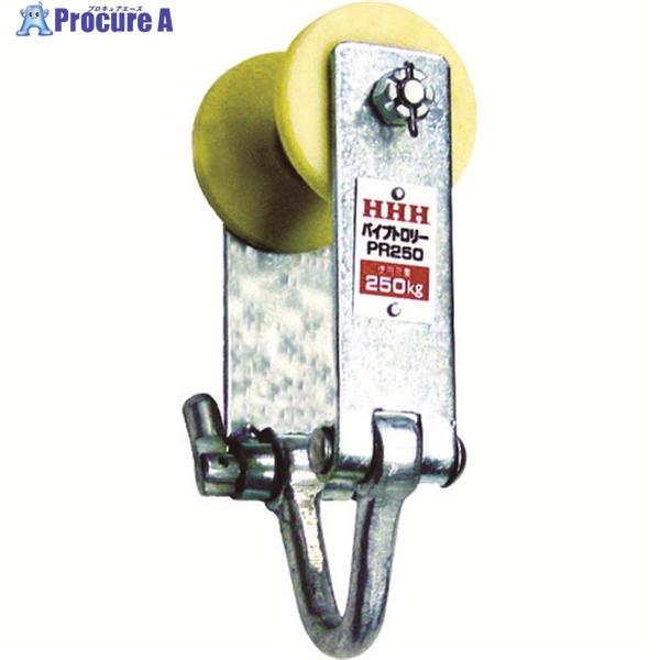 ●定格荷重(t)：0.25●適合パイプ径(mm)：35〜62●タイプ：パイプトロリー