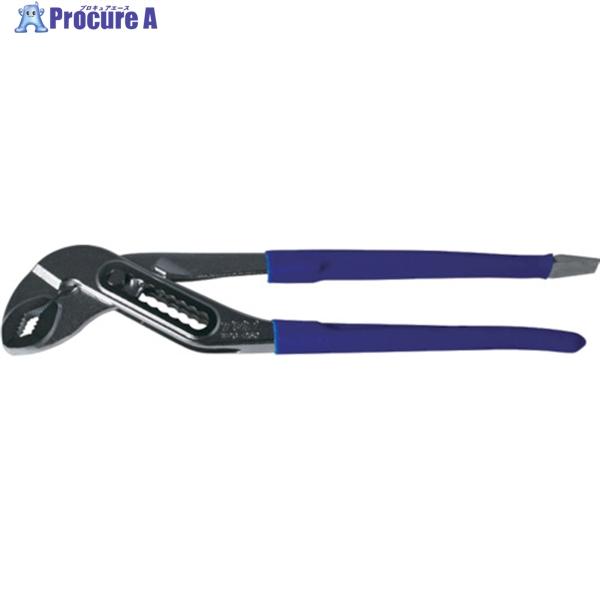 ●全長(mm)：253●最大口開き(mm)：51●調整(段階)：9●ジョイント構造（枚数）：3●呼び寸法(mm)：250●くわえられる加工物寸法(丸棒・パイプ)(mm)：φ6〜51●くわえられる加工物寸法(六角対辺)(mm)：5.5〜50