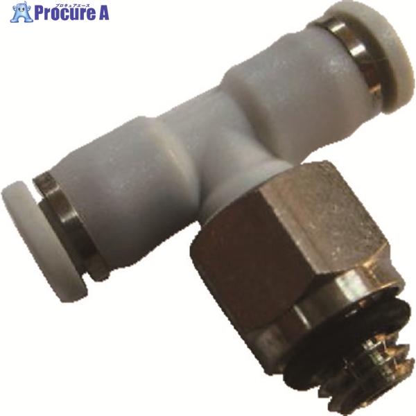 ●適合チューブ外径D(mm)：6×6●接続口径：M5×0.8●流体温度(℃)：0〜60●使用流体：空気●使用圧力：0.9MPa