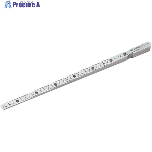 ●長さ(mm)：160●測定範囲(mm)：0.3〜6●精度(mm)：±0.04●幅(mm)：6●最大許容誤差(mm)：±0.04