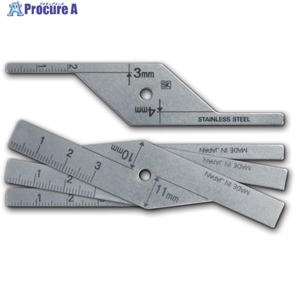 ●測定可能脚長(mm)：10〜17(1mmピッチ)●測定可能ルート間隔(mm)：3〜10(1mmピッチ)●枚数(枚)：4●最大許容誤差(mm)：±0.1