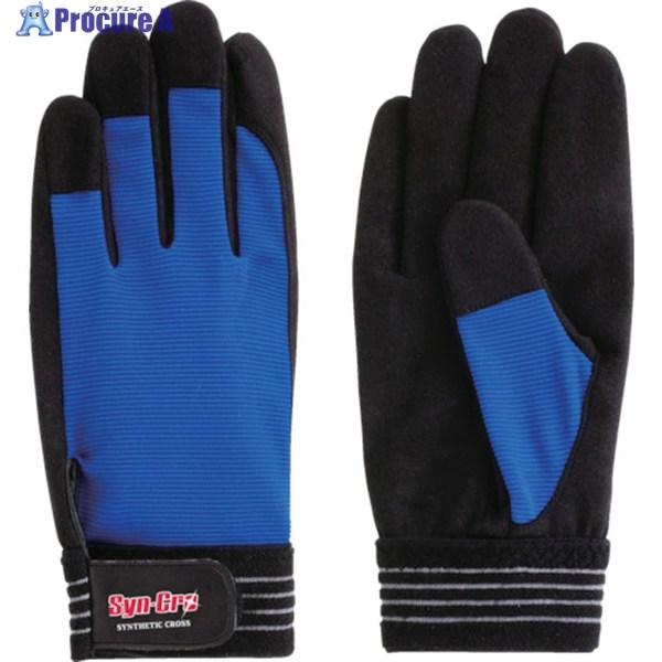 ●色：ブルー/ブラック●サイズ：LL●全長(cm)：23.0●手のひら周り(cm)：21.5●中指長さ(cm)：9.0●厚さ(mm)：0.6●袖口タイプ：パイルゴムマジック