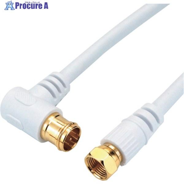 ●コネクタ形状：L字差込式-ネジ式（金メッキ仕様）●長さ(m)：3●直径(mm)：6●色：ホワイト