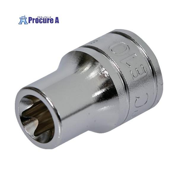 【送料都度見積】●呼びNo.：E10●先端寸法(mm)：13●差込角(mm)：9.5●全長(mm)：26●対辺寸法(mm)：9.37●口径部形状：E型トルクス