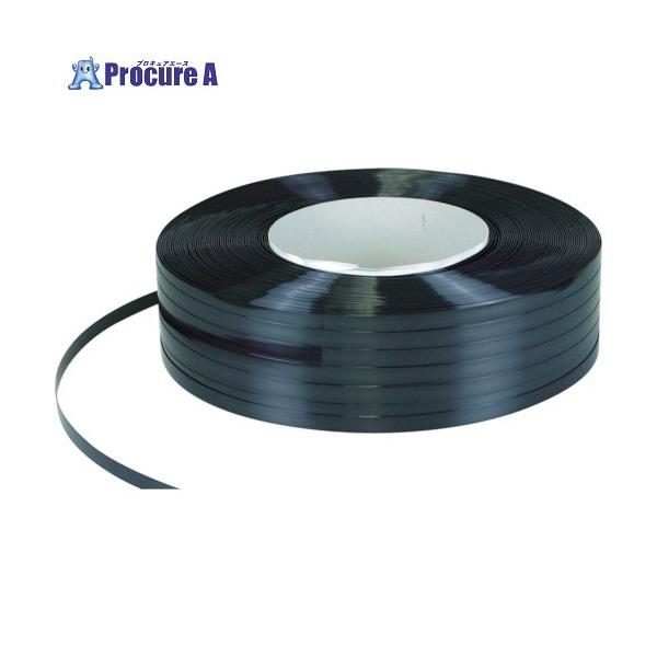 ●色：黒●幅(mm)：19●長さ(m)：1100●厚さ(mm)：0.4●引張強度(kg)：300●破断伸度(%)：15●紙管内径(mm)：200